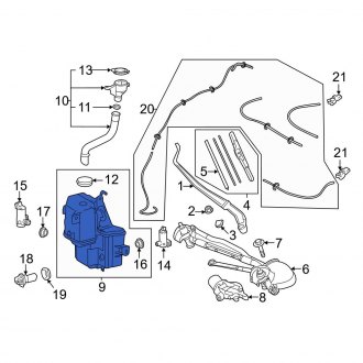 Lexus NX350h Windshield Washer Tanks & Parts — CARID.com