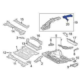 Lexus NX Replacement Chassis Frames & Rails - CARiD.com