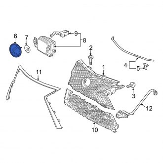 Lexus ES OEM Grilles | Factory Billet & Mesh Grilles — CARiD.com