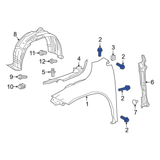 Lexus OEM Fenders | Factory Front, Rear, Inner Fenders — CARiD.com