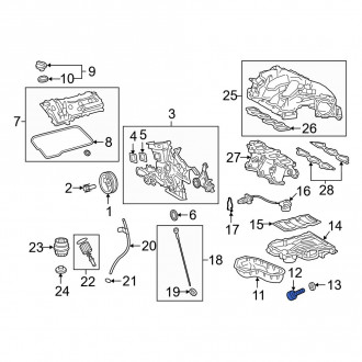 Lexus NX350h Engine Oil Pans, Drain Plugs & Dipsticks | CARiD