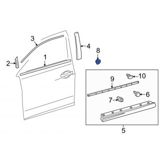 Lexus RX OEM Doors & Parts - Shells, Panels, Armrests | CARiD