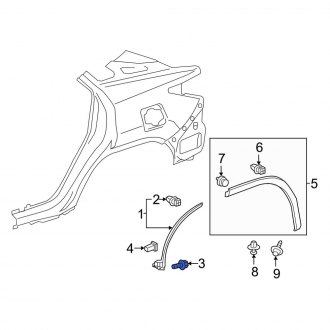 Lexus GX460 Grille Brackets & Hardware — CARiD.com