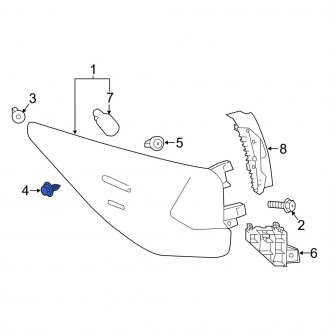 Lexus IS300 OEM Lighting | Headlights, Fog & Tail Lights — CARiD.com