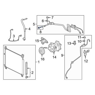 Lexus NX350h A/C Hoses, Fittings, Pipes & O-Rings — CARiD.com