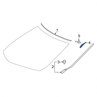 Lexus LS500h Window Hardware — CARID.com