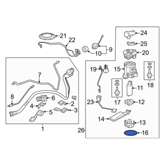 Lexus GS350 OEM Fuel System Parts - Pumps, Lines | CARiD