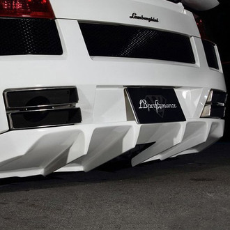 Exhaust Tips | Dual, Double Wall, Rolled Edge, Angle Cut, Rectangular