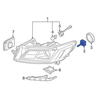 Lincoln MKS OEM Headlights | Projector, LED, HID, Halo — CARiD.com