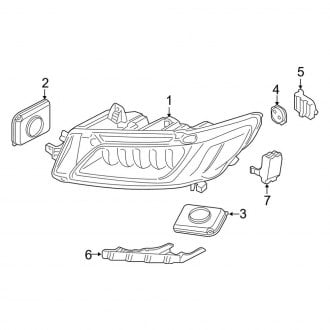 2017 Lincoln Continental OEM Headlights | Factory Headlights - CARiD.com