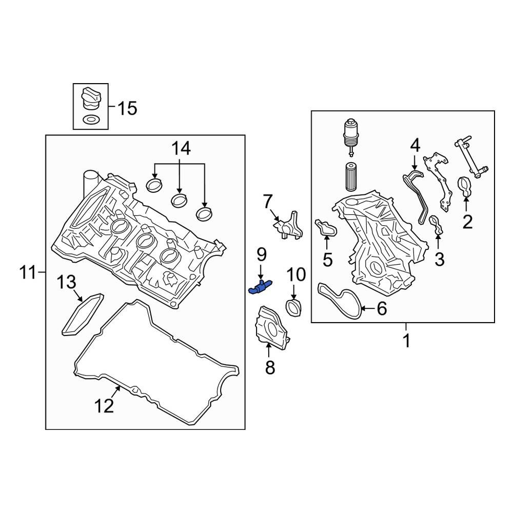 Lincoln OE FT4Z6C880B - Engine Intake Manifold Runner Solenoid