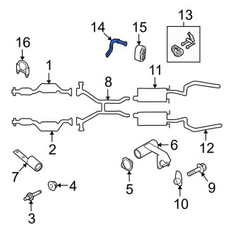 Lincoln Town Car OEM Exhaust Parts - Systems, Tips, Pipes | CARiD