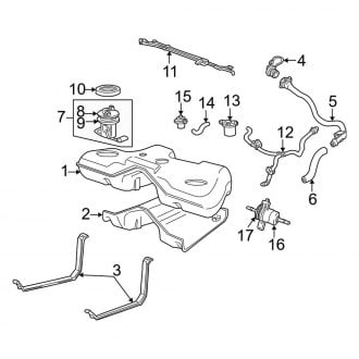 2004 Lincoln LS OEM Fuel System Parts | Pumps, Lines — CARiD.com