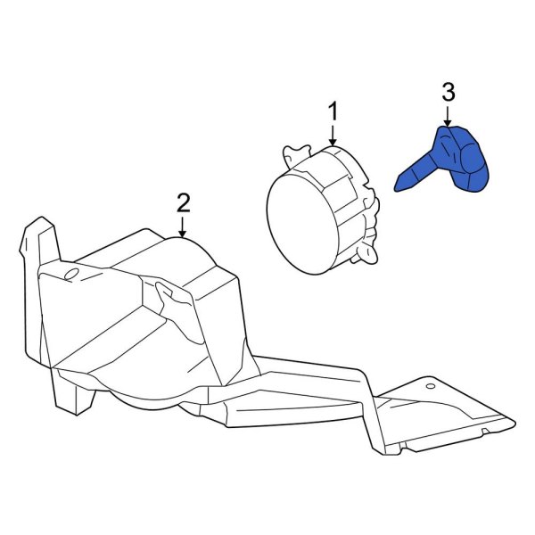 Lincoln OE XL3Z13466AA - Fog Light Bulb