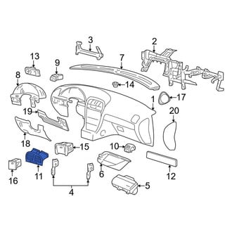 Lincoln LS Replacement Dash Panels — CARiD.com