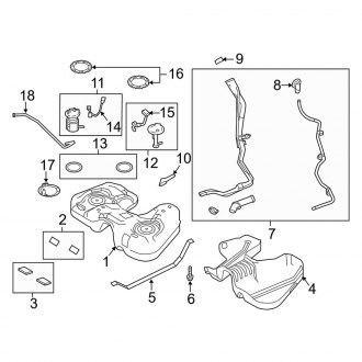 2010 Lincoln MKS OEM Fuel System Parts - Pumps, Lines | CARiD