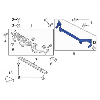 Lincoln MKZ Radiator Supports | CARiD