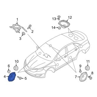 Lincoln MKZ OEM Audio & Electronics - Speakers, Stereos | CARiD