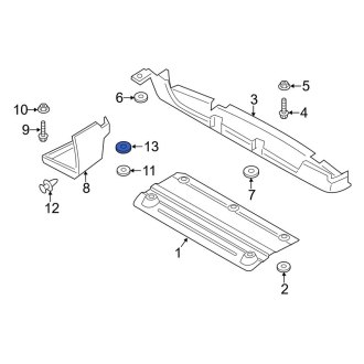Lincoln MKZ Rocker Panel Hardware | Clips, Brackets — CARiD.com
