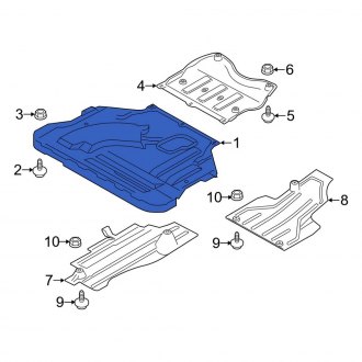 Lincoln Underbody Covers - Splash Shields, Protection | CARiD