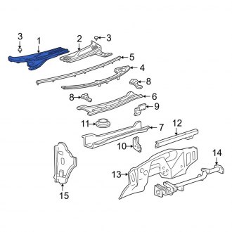 Lincoln Blackwood Cowl Panels & Parts | Vent Grills — CARiD.com