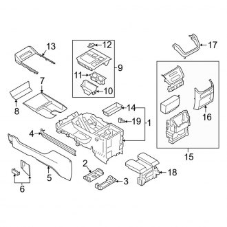 2022 Lincoln Navigator Center Consoles & Parts — CARiD.com