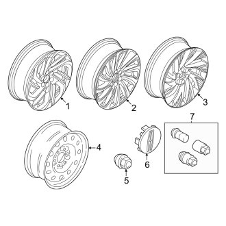 2025 Lincoln Navigator OEM Wheels - Original Steel & Alloy Wheels | CARiD