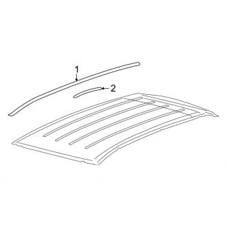2008 Lincoln MKX OEM Roofs & Parts - Panels, Drip Rails | CARiD