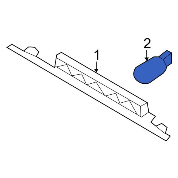 Lincoln OE E5RY13466B - Center High Mount Stop Light Bulb
