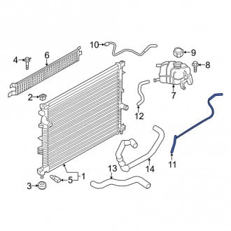 Lincoln MKX Coolant Overflow Tanks — CARiD.com
