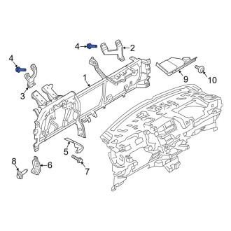 Lincoln MKX Interior Brackets & Hardware — CARiD.com