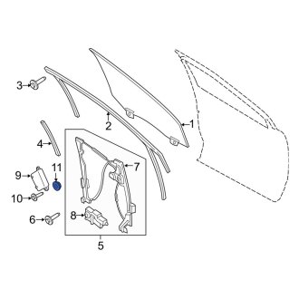 Lincoln MKX Window Hardware — CARID.com