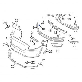 Lincoln Nautilus Replacement Grilles - Moldings, Brackets | CARiD