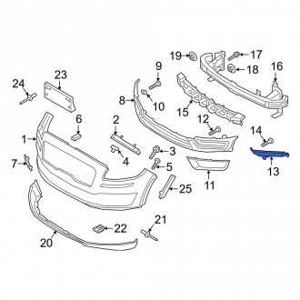 Lincoln Nautilus Replacement Grilles | Moldings, Brackets - CARiD.com