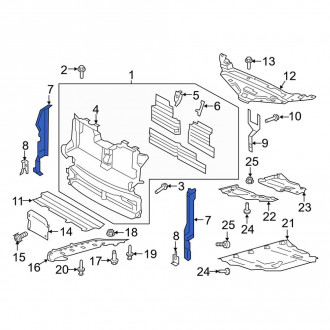 Lincoln Nautilus Replacement Header Panels – CARiD.com