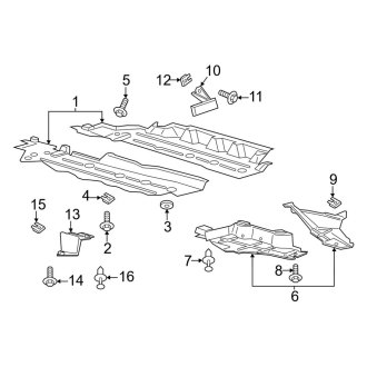 2021 Lincoln Nautilus Underbody Covers — CARiD.com