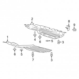 2023 Lincoln Aviator Underbody Covers Carid