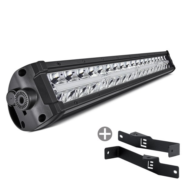 Lumen® - Ford F-150 2006 Bumper Mounted E-Mark 22" 40-LED 120W Combo ...