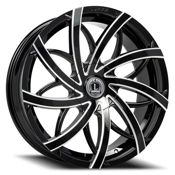LUXXX ALLOYS® LUX 31 Wheels - Gloss Black with Milled Accents Rims