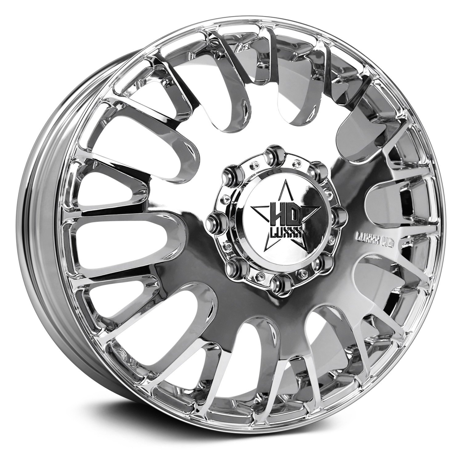 LUXXX HD® LHD-34 DUALLY Wheels - Chrome Rims
