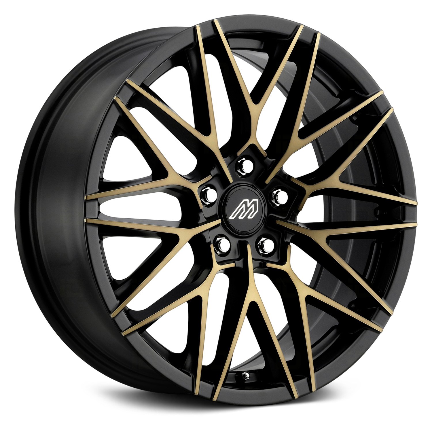 MACH PERFORMANCE® MP40 Wheels - Matte Black with Matte Bronze Face Rims