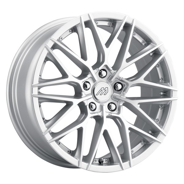 MACH PERFORMANCE® MP40 Wheels - Arctic Silver with Machined Face Rims ...