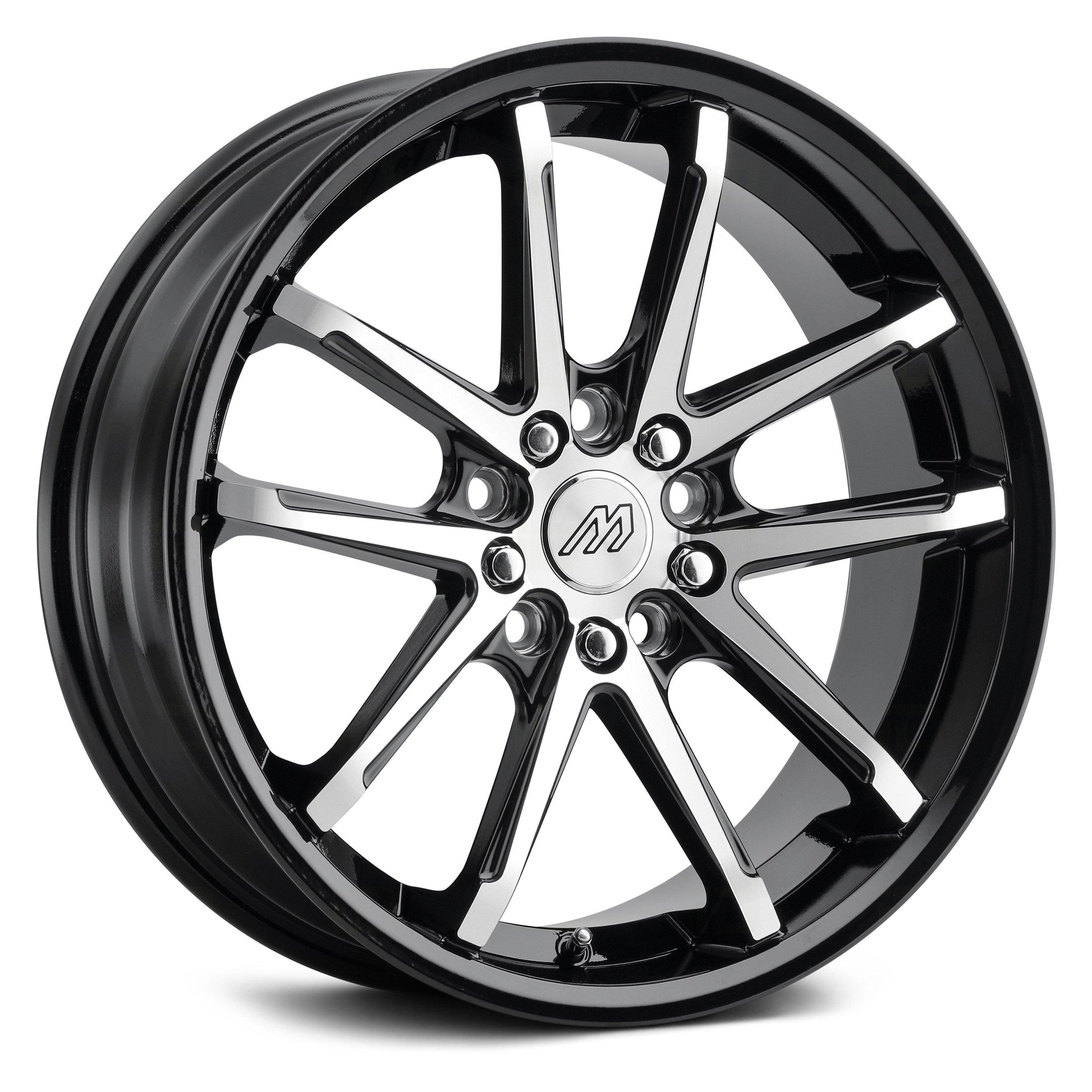 MACH PERFORMANCE® MP58 Wheels - Gloss Black with Machined Face Rims