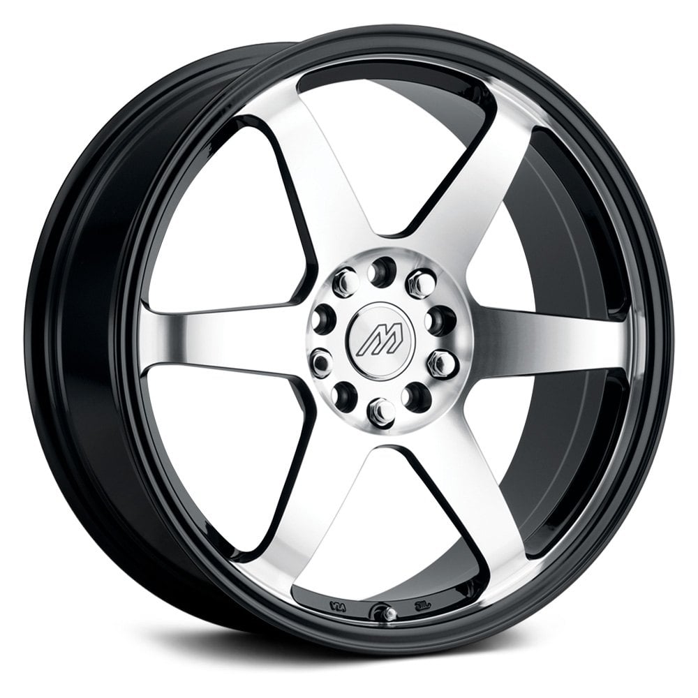 MACH PERFORMANCE® MP60 Wheels - Gloss Black with Machined Face Rims