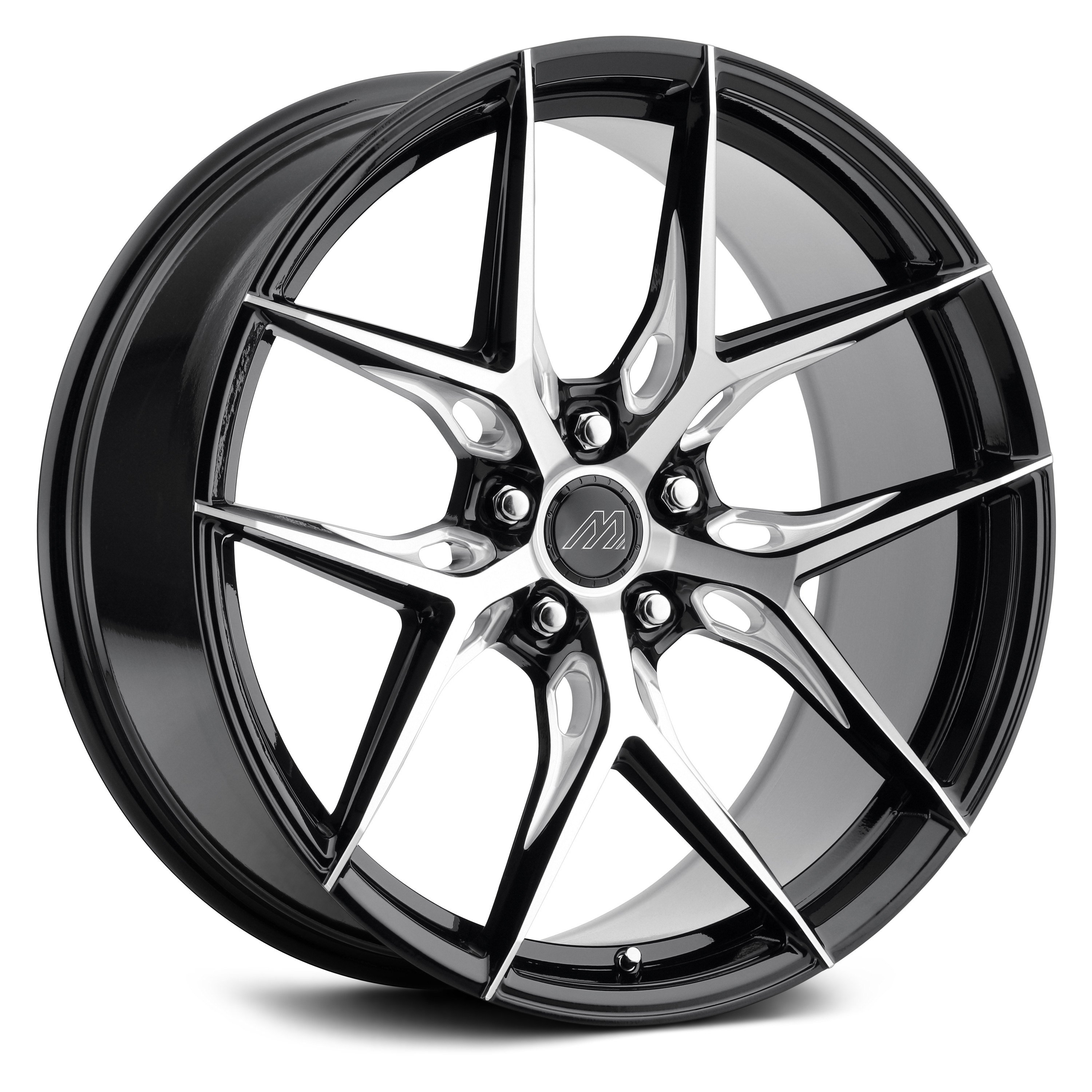 MACH FORGED® MF12 Wheels - Gloss Black with Machined Face Rims