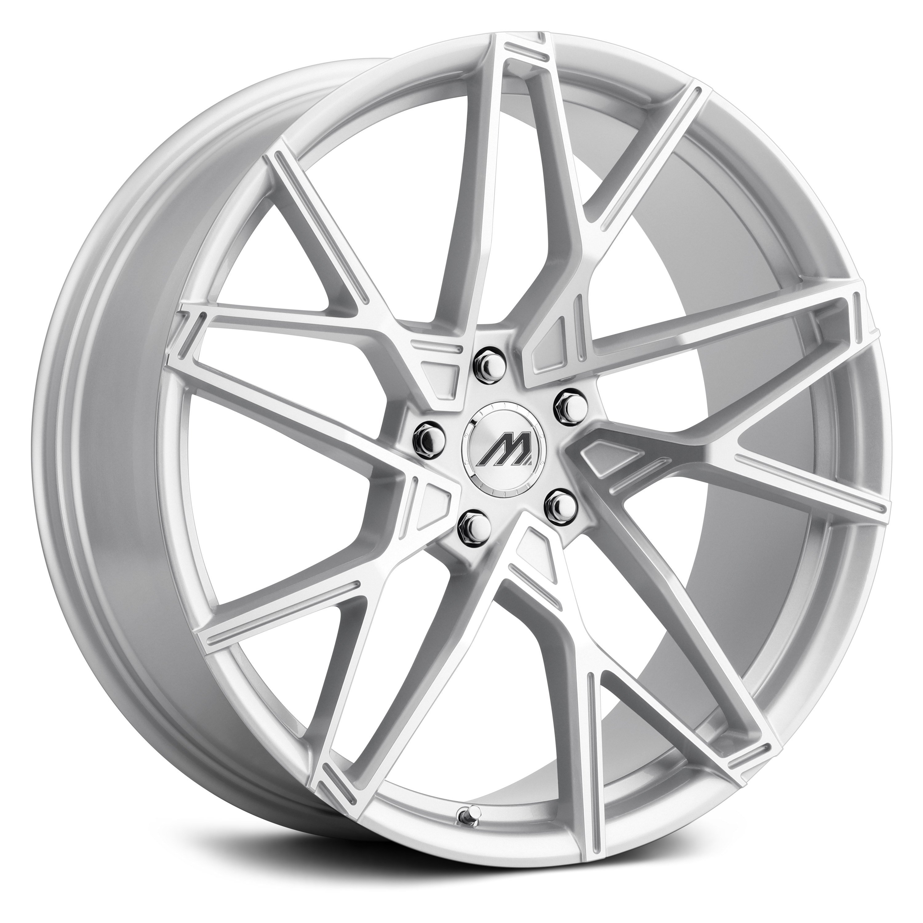 MACH FORGED® MF7 Wheels - Arctic Silver with Machined Face Rims