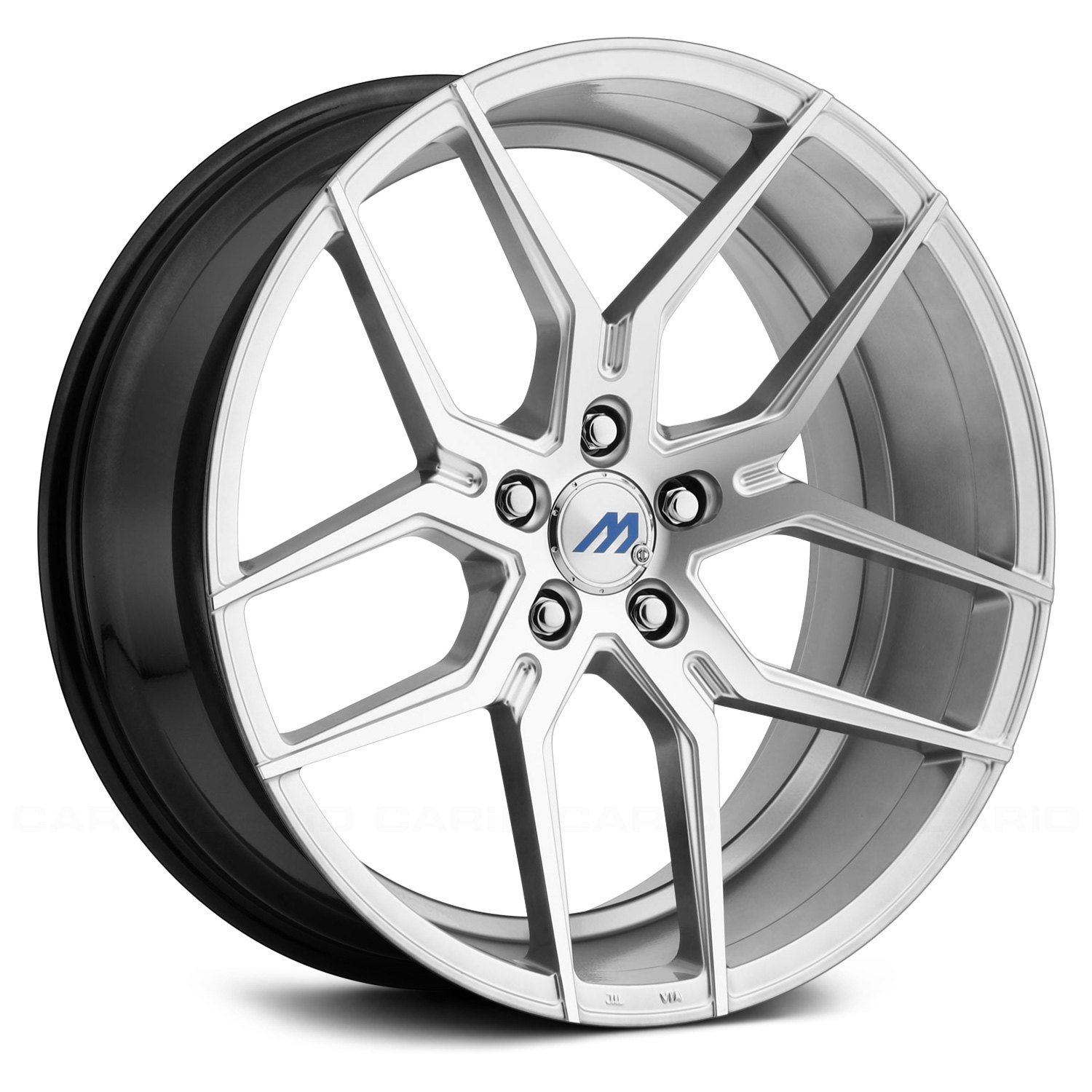 MACH® ME4 Wheels - Hyper Silver with Machined Face and Undercut Rims