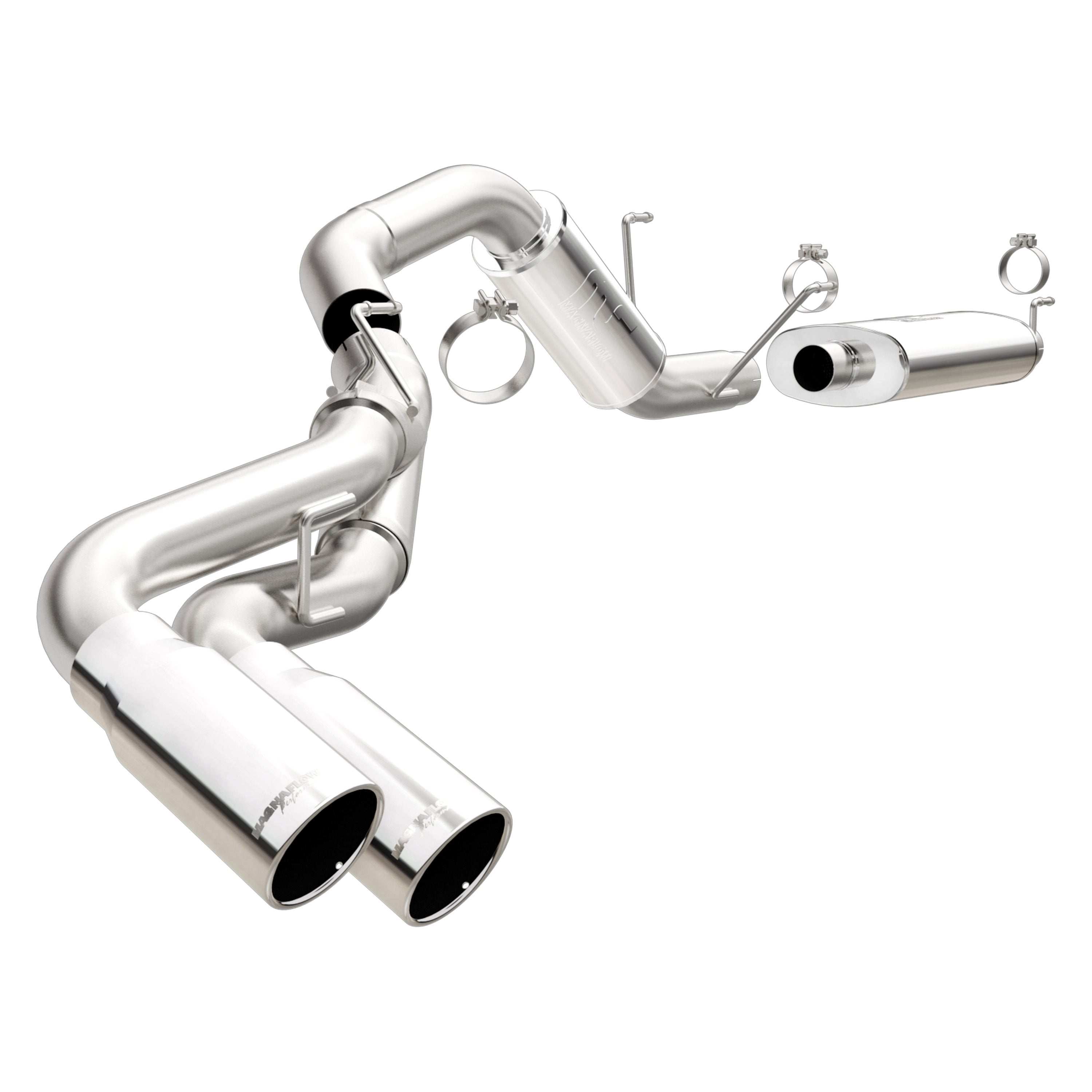 MagnaFlow® 15333 - MagnaFlow Series™ Stainless Steel Cat-Back Exhaust ...