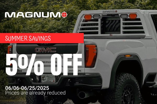 Magnum Truck Racks® 321L - Low Pro Truck Headache Rack