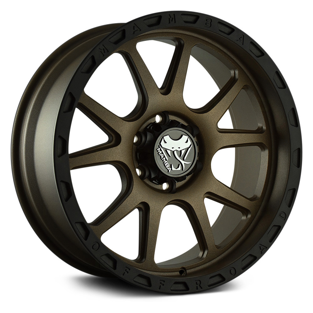 MAMBA® M27 Wheels - Matte Bronze with Black Lip Rims